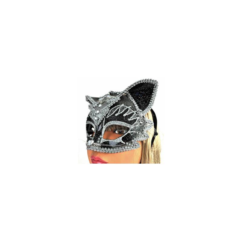 GREY CAT MASK - Boutique Démonia