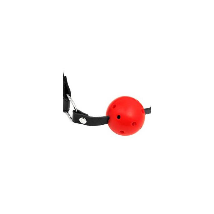 Red Ball Gag With Holes Boutique Démonia